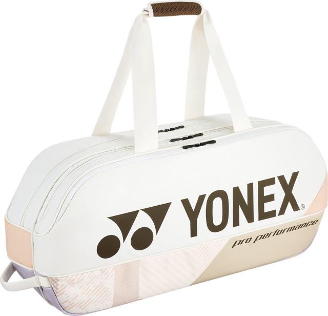YONEX （ヨネックス） テニス バッグ トーナメントバッグ(テニス2本用) 【ベージュ】 BAG2401W 194 バッグ ラケットバッグ ユニセックス 男性用・女性用 ベージュ 肌 24FW {SK}
