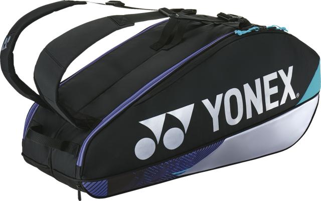 YONEX （ヨネックス） テニス バッグ ラケットバッグ6(テニス6本用) 【ブラック】 BAG2402R 076 ラケットバッグ ラケットバッグ ユニセックス 男性用・女性用 ブラック 黒 24SS {SK}