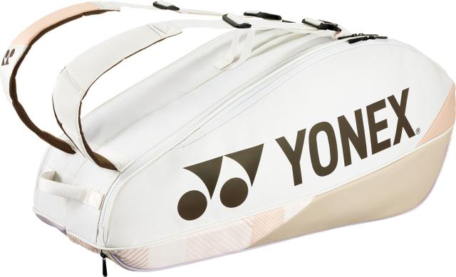 YONEX （ヨネックス） テニス バッグ ラケットバッグ6(テニス6本用) 【ベージュ】 BAG2402R 194 ラケットバッグ ラケットバッグ ユニセックス 男性用・女性用 ベージュ 肌 24FW {SK}