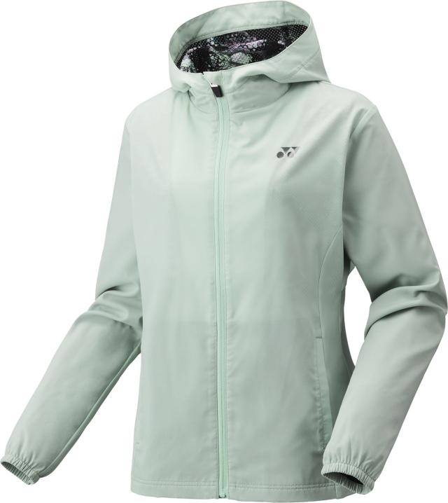 YONEX （ヨネックス） テニス トレーニングウェア ウィメンズ裏地付ウォームアップパーカー 【スモークミント】 57091 647 トレーニングシャツウィメンズ ジャケット レディース 女性用 グリーン 緑 25SS {NP}