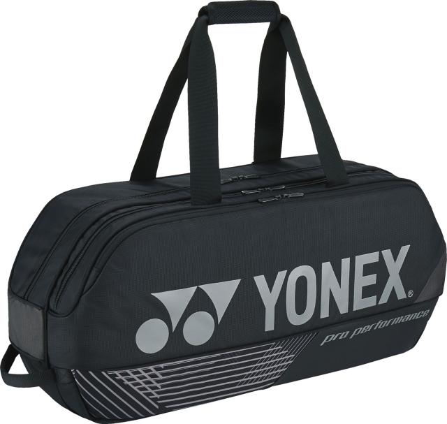 YONEX （ヨネックス） テニス バッグ トーナメントバッグ(テニス2本用) 【ブラック】 BAG2401W 007 バッグ ラケットバッグ メンズ・レディース 男性用・女性用 ブラック 黒 24SS {SK}