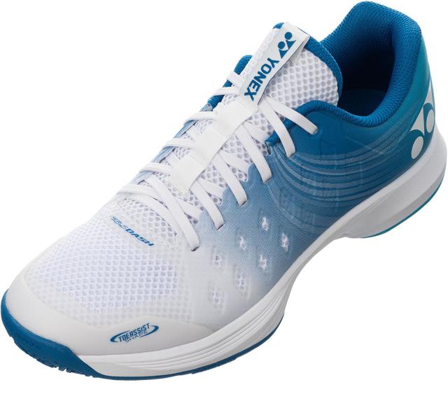 YONEX （ヨネックス） テニス シューズ パワークッション エアラスダッシュ 4GC 【ホワイト/スカイブルー】 SHTAD4GC 175 クレー・オムニコートメンズ シューズ メンズ・レディース 男性用・女性用 ホワイト 白 青 23FW {SK}