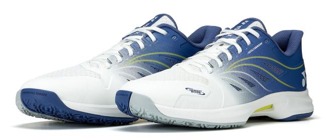 YONEX （ヨネックス） テニス シューズ パワークッション エアラスダッシュ5 GC 【ホワイト/ネイビー】 SHTAD5GC 100 クレー・オムニコートメンズ シューズ メンズ・レディース 男性用・女性用 ホワイト 白 紺 25SS {SK}