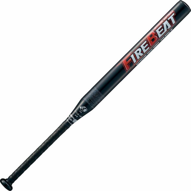 ZETT （ゼット） 野球 ソフトボール バット ソフト2号金属製バット FIREBEAT メンズ・レディース 男性用・女性用 【ブラック】 黒 BAT52430-1900  {SK}