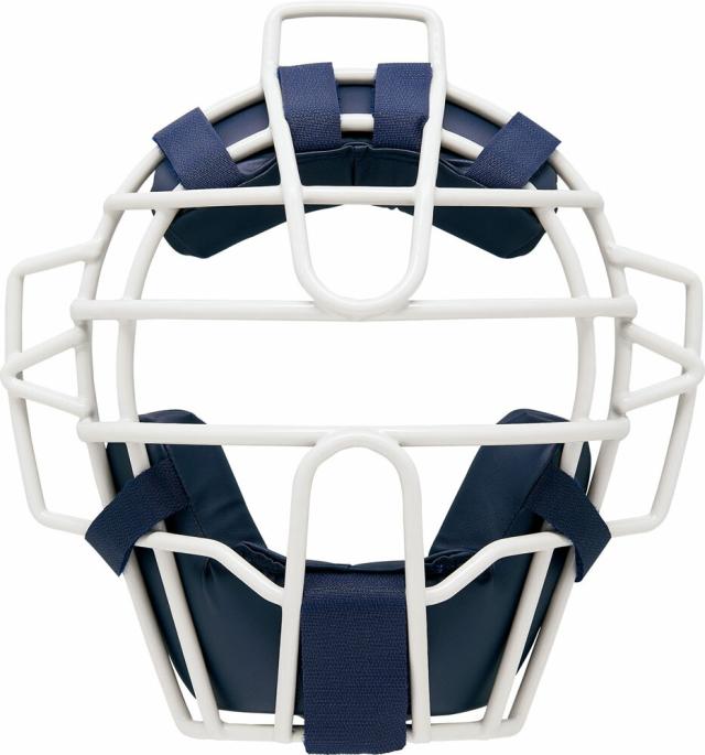 ZETT （ゼット） 野球 ソフトボール マスク・プロテクター・キャッチャーズギア  軟式用 マスク プロステイタス メンズ・レディース 男性用・女性用 【ネイビー/シルバー】 紺 銀 BLM3218C-2913  {SK}