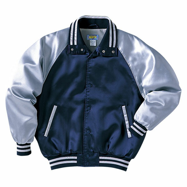 ZETT（ゼット） 野球　ソフトボール ウインドウェア ジャージ ジャケット ジャンパー グラウンドコート メンズ・レディース・ユニセックス　大人用 【ネイビー／シルバー】 BOG305 2913 15SS {SK}