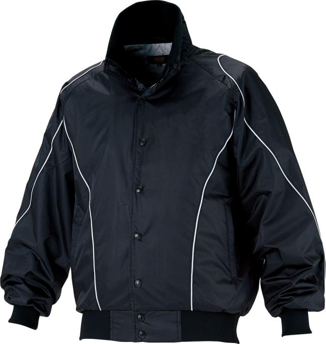 ZETT（ゼット） 野球　ソフトボール ウインドウェア ジャージ ジャケット ジャンパー グラウンドコート メンズ・レディース・ユニセックス　大人用 【ブラック】 BOG315A 1900 18FW {SK}