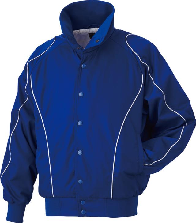 ZETT（ゼット） 野球　ソフトボール ウインドウェア ジャージ ジャケット ジャンパー グラウンドコート メンズ・レディース・ユニセックス　大人用 【ロイヤルブルー】 BOG315A 2500 18FW {SK}