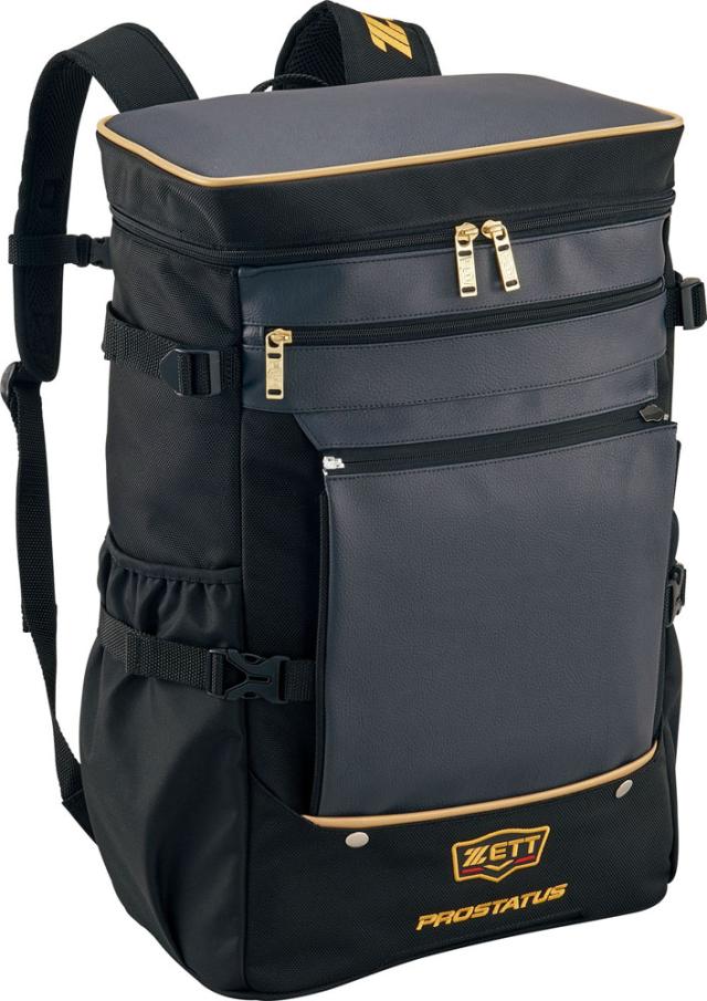 ZETT （ゼット） 野球＆ソフトボール バッグ プロステイタス スクエアデイパック ダークネイビー 【ダークネイビー】 BAP4021 3000 バックパック メンズ・レディース 男性用・女性用 紺 21SS {SK}
