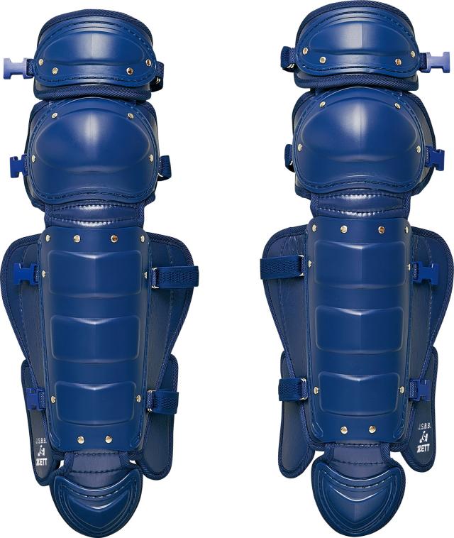 ZETT （ゼット） 野球＆ソフトボール マスク・プロテクター 軟式・ゴムソフト用レガーツ 【ネイビー】 BLL4233M 2900 軟式レガーツ 紺 25SS {NP}