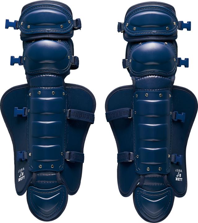 ZETT （ゼット） 野球＆ソフトボール マスク・プロテクター 少年軟式・少年ゴムソフト用レガーツ 捕手用 【ネイビー】 BLL8333 2900 ＪＲレガーツ レガーツ ジュニア・キッズ 子供用 ネイビー 紺 25FW {SK}