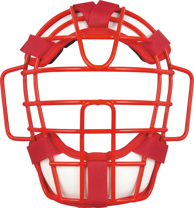 ZETT （ゼット） 野球＆ソフトボール マスク・プロテクター 軟式・ゴムソフト用マスク 【レッド×ホワイト】 BLM4153 6411 軟式マスク 赤　白 25SS {NP}