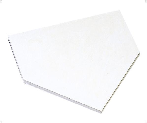 ZETT（ゼット） 野球　ソフトボール ベース・プレート ゴム製 一般野球用 ホームベース 20mm 専用釘付き 【ホワイト】 ZBV20B 20SS {SK}