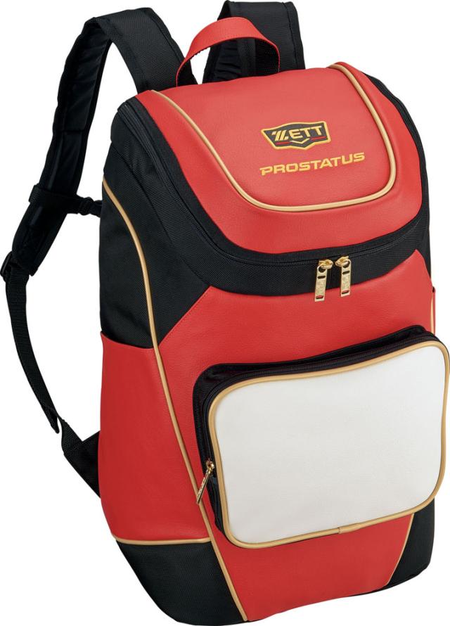 ZETT（ゼット） 野球 ソフトボール バッグ・ケース デイパック PROSTATUS（プロステイタス） バックパック リュックサック 【ホワイト/レッド】 BAP420 1164  白 21SS {SK}