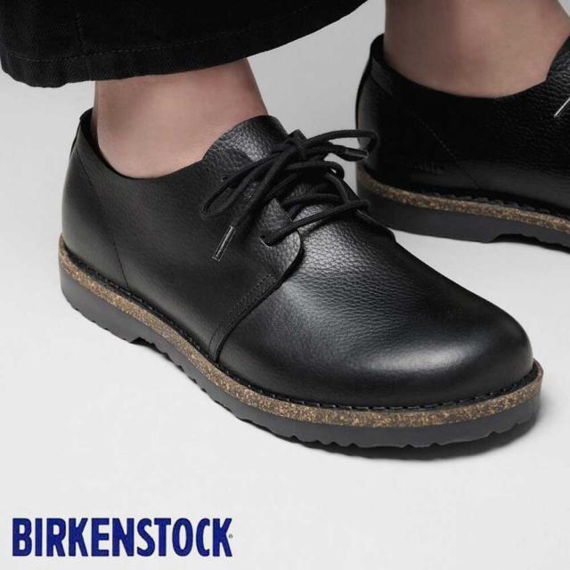ビルケンシュトック BIRKENSTOCK Uppsala Low（アップサラ ロー） メンズ（幅広 レギュラーフィット） 1030128（ナチュラルレザー／ブラック） スニーカー コンフォート フラットシューズ「靴」