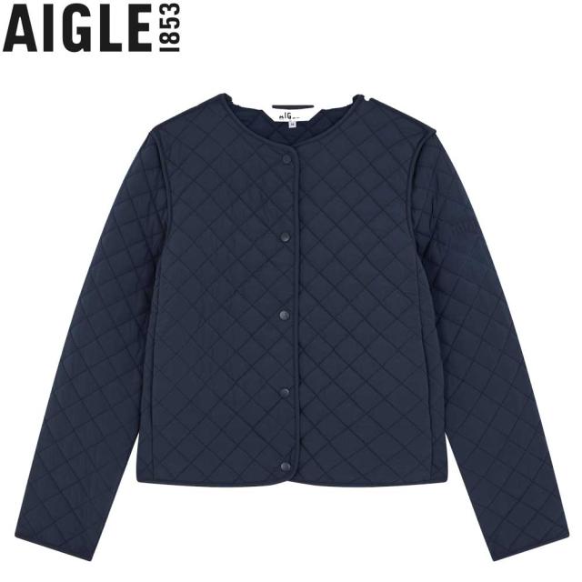【SALE】 エーグル AIGLE ZBFAC58 006 カラー：アンピール（レディース）  撥水 ショートキルトジャケット