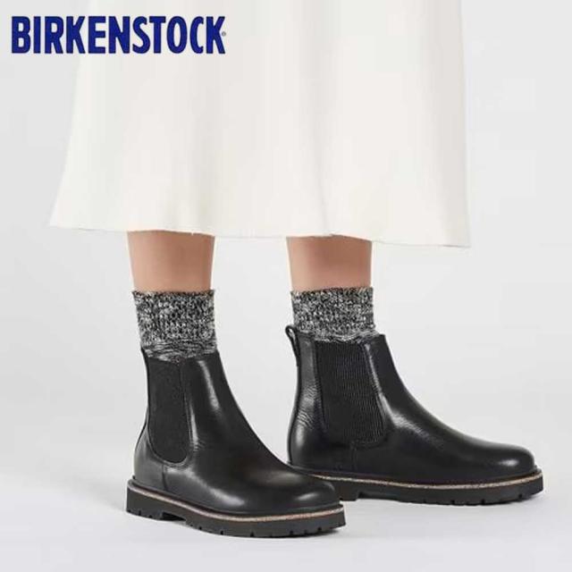 ビルケンシュトック BIRKENSTOCK Highwood Slip On Mid（レディース）  1025781（ブラック）  チェルシーブーツ アンクルブーツ 「靴」