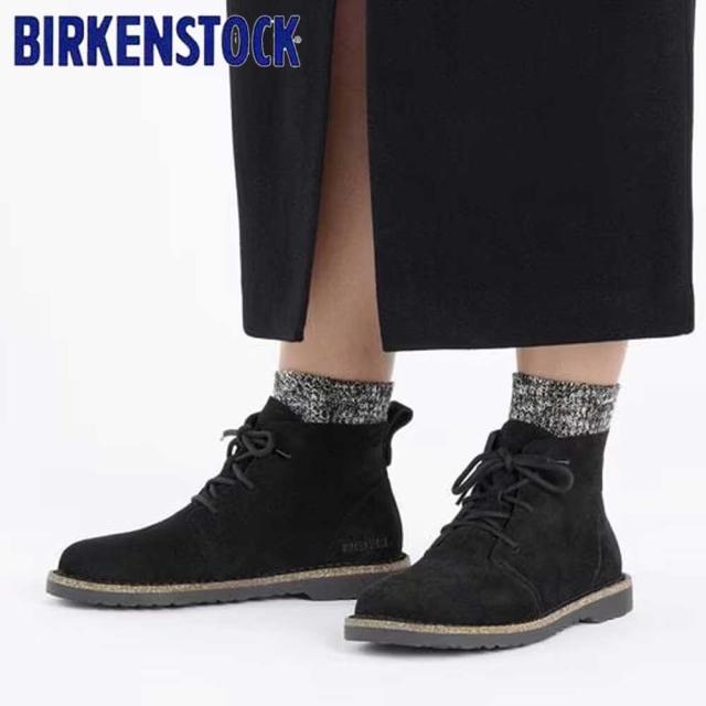 ビルケンシュトック BIRKENSTOCK Uppsala Mid（アップサラ ミッド） レディース（幅狭） 1028079（スエードレザー／ブラック） ショートブーツ コンフォート フラットシューズ「靴」