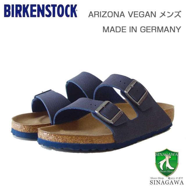 BIRKENSTOCK ビルケンシュトック ARIZONA Vegan（アリゾナ ヴィーガン）マイクロファイバー 1023116 デザートダストインディゴブルー（レギュラーフィット 幅広） ドイツ製 コンフォートサンダル  正規品 「靴」