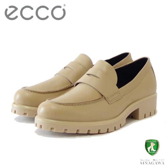 【SALE】 エコー ECCO MODTRAY WOMEN'S MOC-TOE PENNY LOAFER ベージュ 49001301631 （レディース）快適な履き心地のレザーローファー  スリッポン 「靴」
