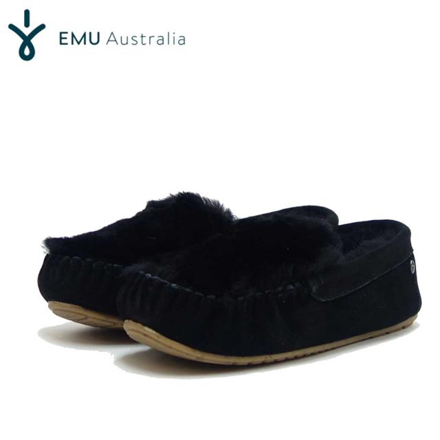 エミュー EMU W 11705 CAIRNS REVERSE FUR ケアンズリバースファー（レディース） ：ブラック  「靴」