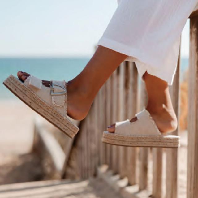 【SALE】 エミュー オーストラリア EMU W13168 Ayers エスパドリーユ サンダル （レディース）カラー：ナチュラル  厚底サンダル リゾート ミュール 「靴」