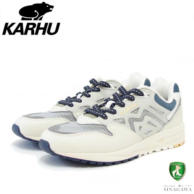 【SALE】 カルフ KARHU KH 806046 LEGACY 96（レガシー） カラー：リリーホワイト /  TRANSPARENT （ユニセックス）  レザースニーカー エアークッション ウォーキング 「靴」