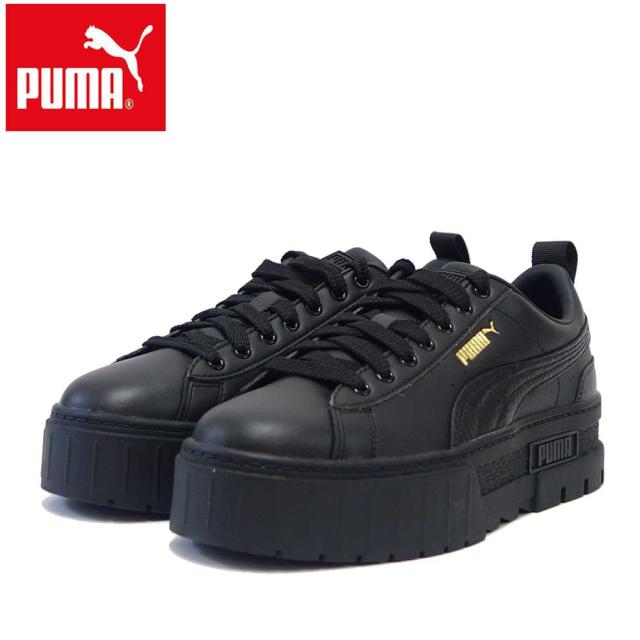 プーマ PUMA メイズ クラシック ウィメンズ 38420902 ブラック （レディース）スムースレザー 厚底 ローカット シューズ「靴」