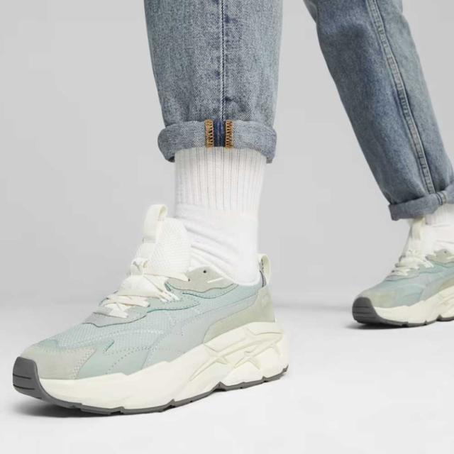 【SALE】 プーマ PUMA スピナ NITRO トーナル 39378203 Green Fog-Frosted Ivory（レディース） ローカット シューズ ウォーキング スニーカー「靴」