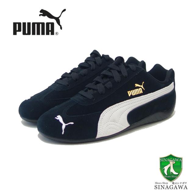 プーマ PUMA スピードキャット OG  39884601 PUMA Black-PUMA White（ユニセックス）スエード 天然皮革 ローカット スニーカー 黒　ブラック　 カジュアル「靴」