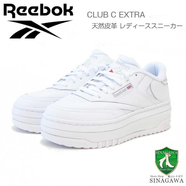 【SALE】 Reebok リーボック CLUB C EXTRA  100033501 フットウェアホワイト（レディース） 厚底 スニーカー クラシックテニスシューズ 「靴」