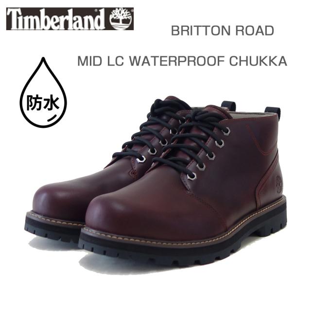 Timberland ティンバーランド a69twiw ブリットン ロード ウォータープルーフ チャッカ ブーツ（バーガンディ） フルグレインレザー アウトドア ウォーキング 「靴」