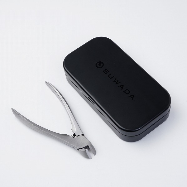 SUWADA ネイルニッパー クラシック足用 メタルケース入り 日本製