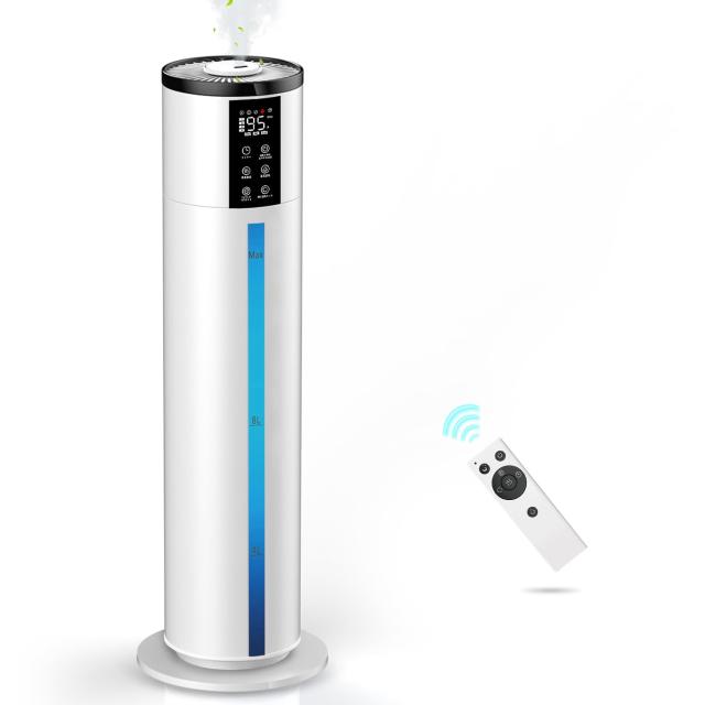 【乾燥対策?13L大容量?知能恒湿】加湿器 大容量 タワー式 業務用 家庭用 2025モデル 超音波式 加湿 器 大型 水漏れしない 水循環 加湿力350mL/h 定湿機能 4段階噴霧 静音稼働 省エネ 切タイマー リモコン付き 液晶パネル 水位確認可能 お手入れ簡単 学校/事務所/オフェス/寝室