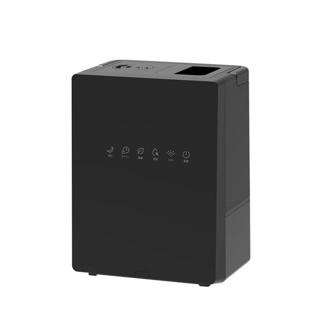 スリーアップ ハイブリッド式加湿 節電 省エネ 静音 11畳 上部給水 多機能 湿度コントロール 抗菌カートリッジ付 最大加湿量420ml/h 4.2L ブラック HB-AZ0625BK