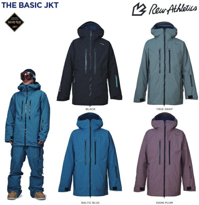 REW THE BASIC JACKET GORE-TEX 25/26  アールイーダブリュー/ベーシックジャケット　ゴアテックス/GORE防水ウェア　2026 REW