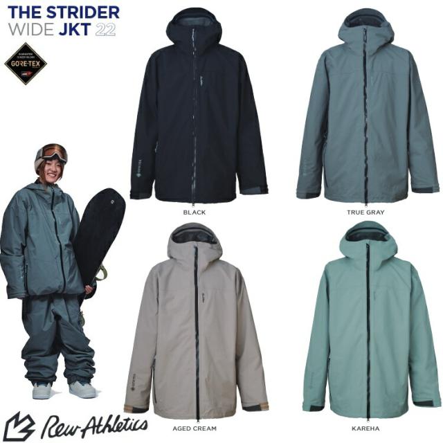 REW THE STRIDER WIDE JKT GORE-TEX 25/26  アールイーダブリュー/ストライダー　ワイドジャケット　ゴアテックス/GORE防水ウェア　2026 REW　オーバーサイズ