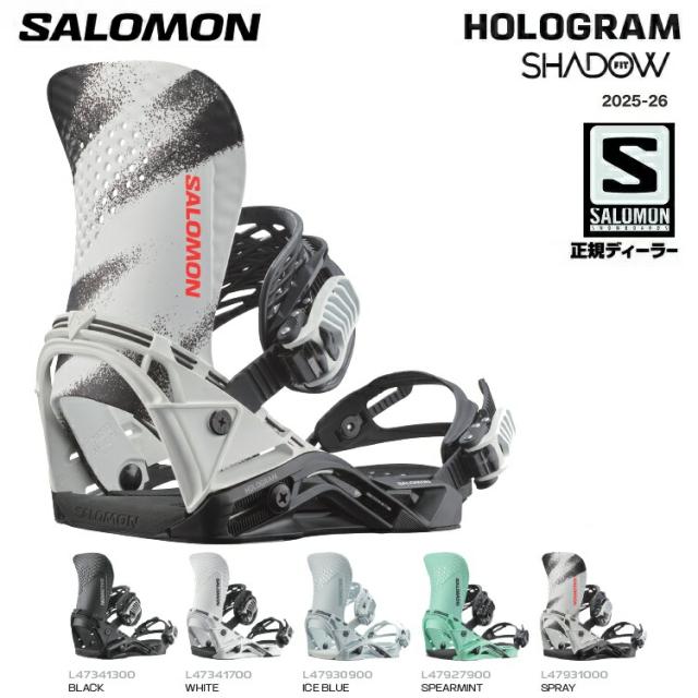 SALOMON 25-26 HOLOGRAM　BINDING　/ サロモン　ホログラム　SHADOW FIT シャドーフィット　BINDING バインディング　    2026 SALOMON日本正規品　保証書付　　　送料無料！