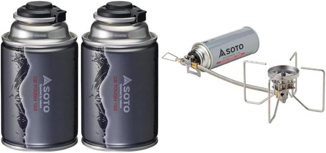 新品 ソト (SOTO) レギュレーターストーブ FUSION(フュージョン) 日本製 ST-330 CB TOUGH125セット スタイル2本