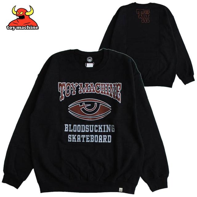 toy machine トイマシーン トレーナー スウェット メンズ 裏起毛 日本正規ライセンス商品 送料無料