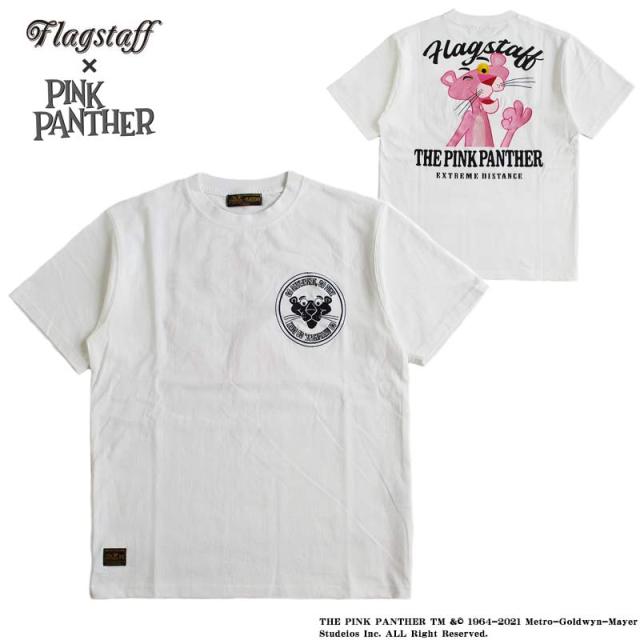 ピンクパンサー Pink Panther 半袖Tシャツ FLAGSTAFF フラッグスタッフ メンズ レディース キャラクター アメカジ 刺繍 送料無料