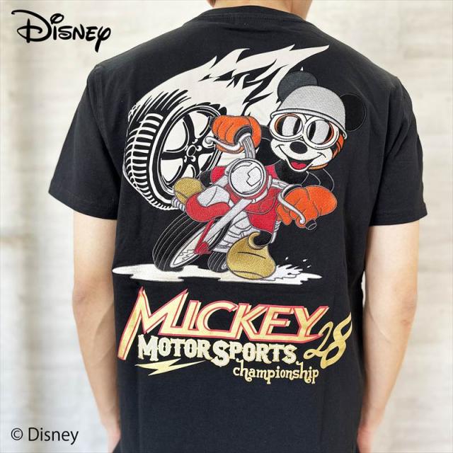 Mickey Mouse/ミッキーマウス 半袖Tシャツ FLAGSTAFF フラッグスタッフ メンズ レディース ディズニー/Disney キャラクター アメカジ 刺繍 送料無料