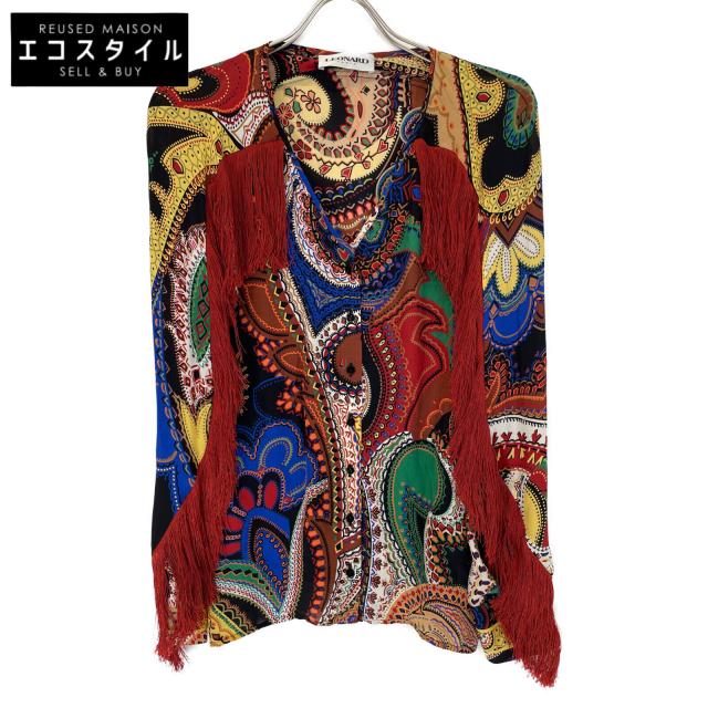 LEONARD レオナール トップス 40 レッド系 レディース