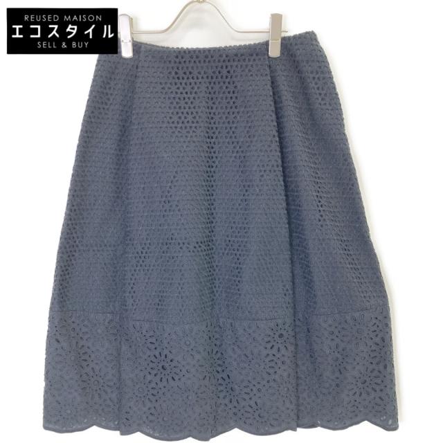 DRAWER ドゥロワー スカート 38 ブラック レディース