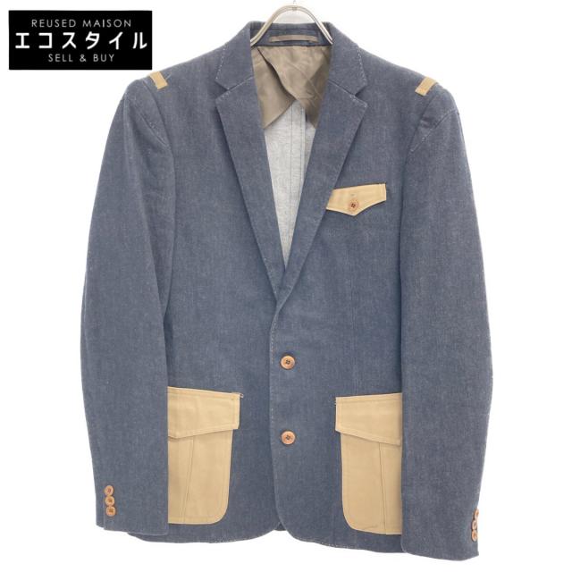 kolor カラー ジャケット 3 インディゴブルー メンズ