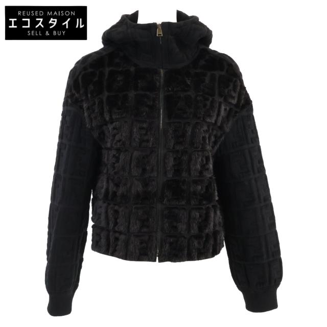 FENDI フェンディ ジャケット 38 ブラック レディース