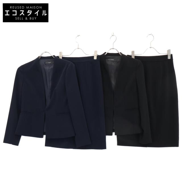 NOLLEY’S sophi  ノーリーズソフィー スーツ セットアップ 38 ネイビー/ブラック レディース