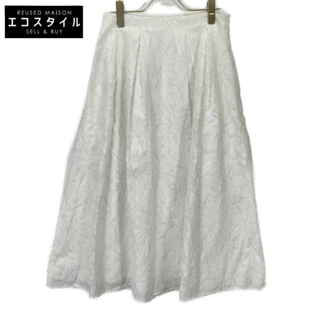 FOXEY NEW YORK フォクシーニューヨーク スカート 40 ホワイト レディース