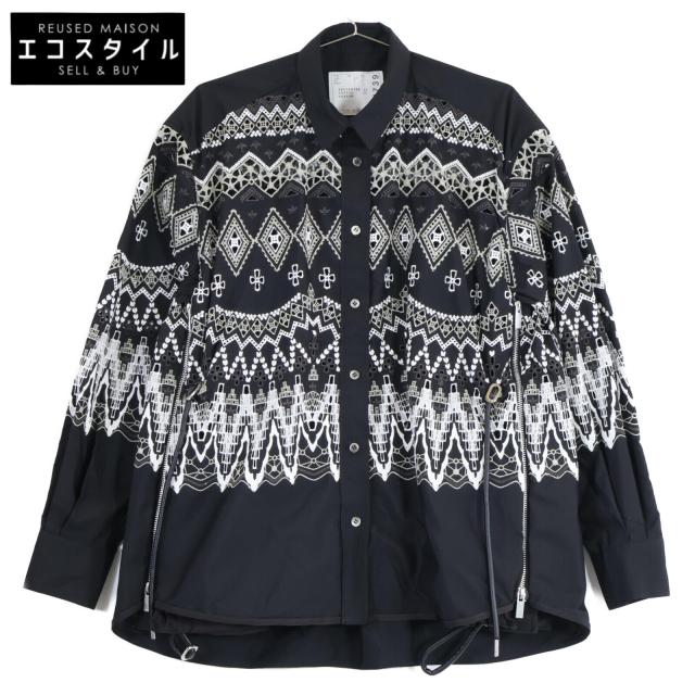 sacai サカイ ジャケット 2 ブラック レディース