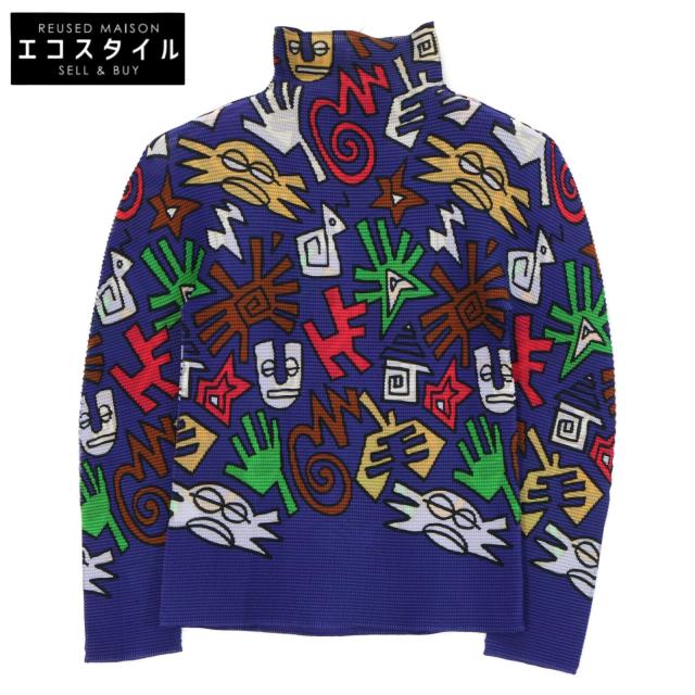 MeISSEYMIYAKE ミーイッセイミヤケ トップス 表記なし ブルー レディース